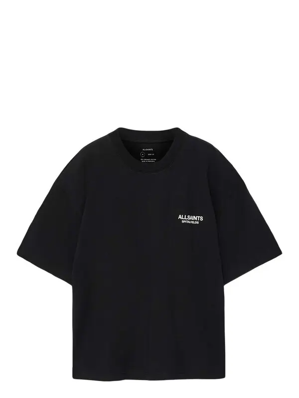 ALLSAINTS Organic Cotton Shadow T-shirt - Black