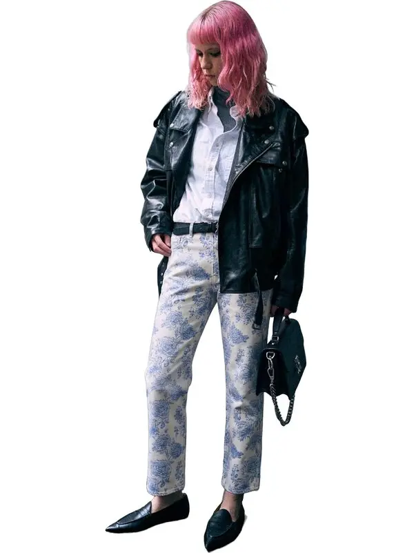 R13 Boyfriend Jean - Dustbloom Indigo