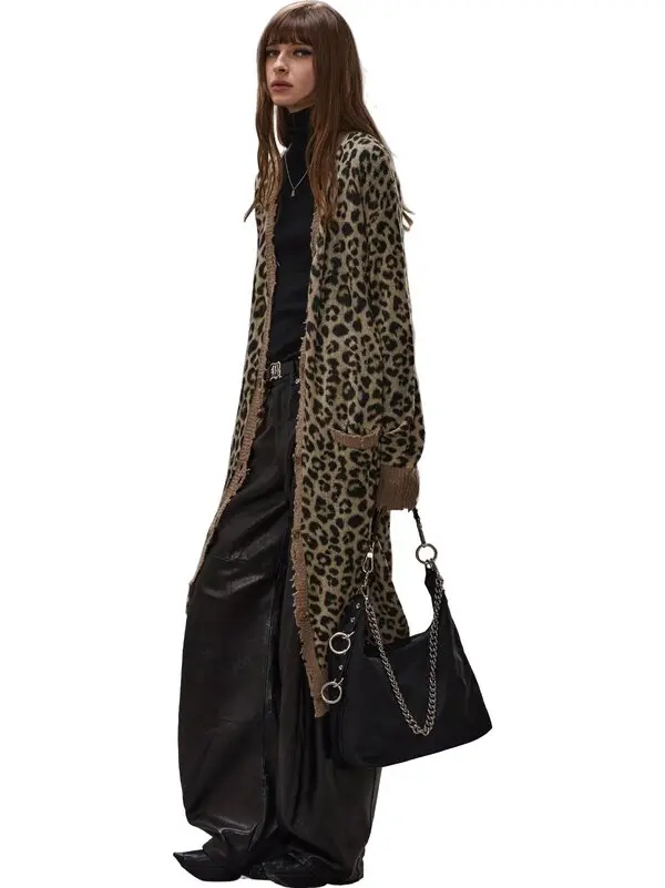 R13 Printed Long Cardigan - Multi