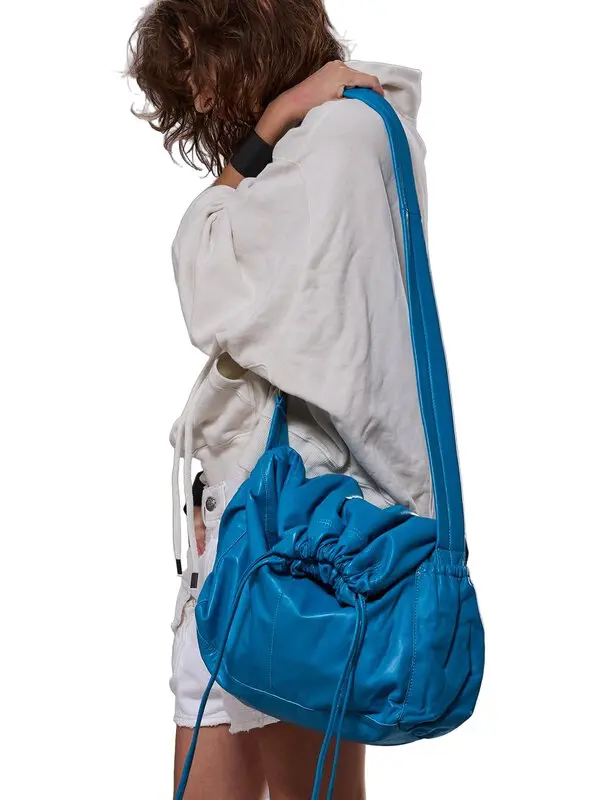 R13 Soft Messenger Bag - Blue