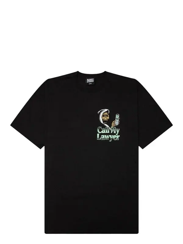 MARKET Death Is Calling T-shirt - Black