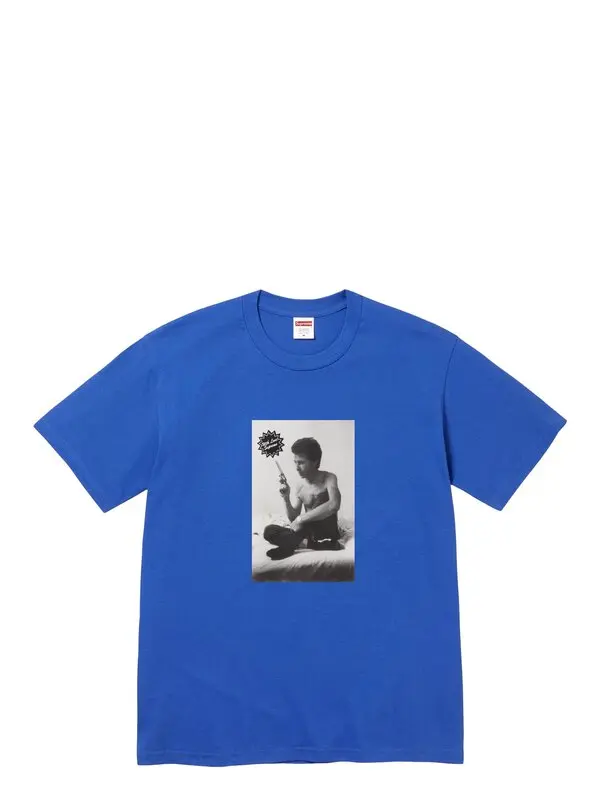 Supreme X Larry Clark Gun Tee 'royal - Blue