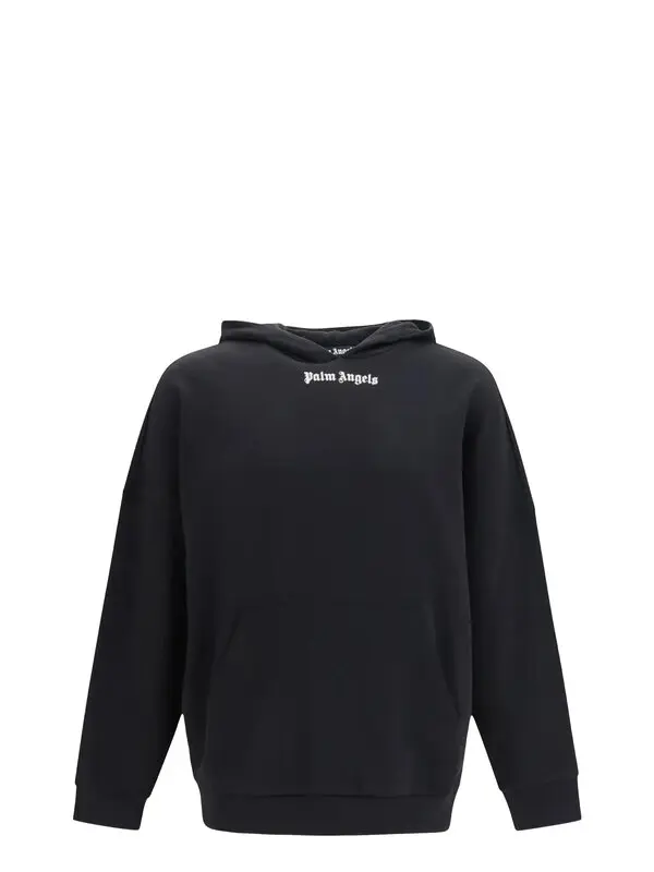 Palm Angels Classic Logo Over Hoodie /off White - Black