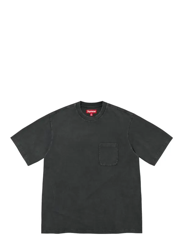 Supreme Cracked Pocket Short-sleeve Top - Black