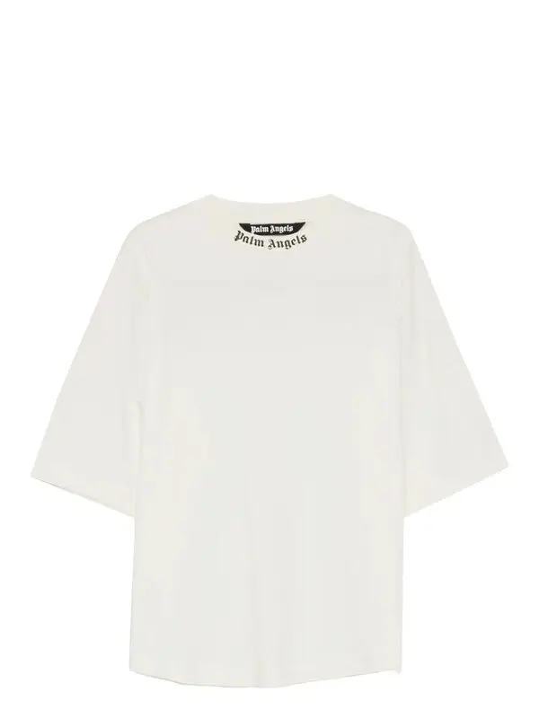 Palm Angels Classic Logo Over Tee 'off /black - White