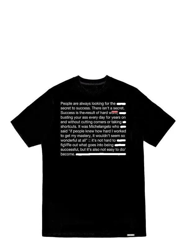 VERYRARE The Secret To Success Tee - Black