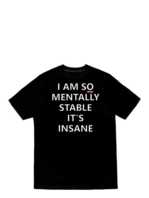 VERYRARE So Mentally Stable Tee - Black