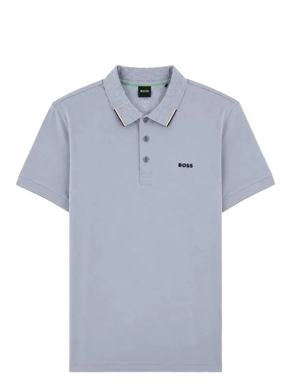 BOSS Grey Polo Shirts - Gray