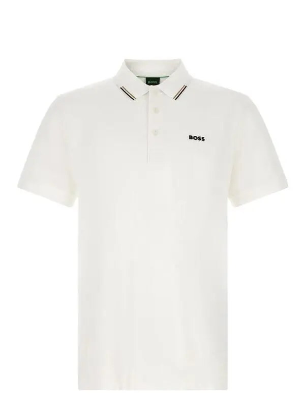 BOSS Neutrals Polo Shirts - Cream