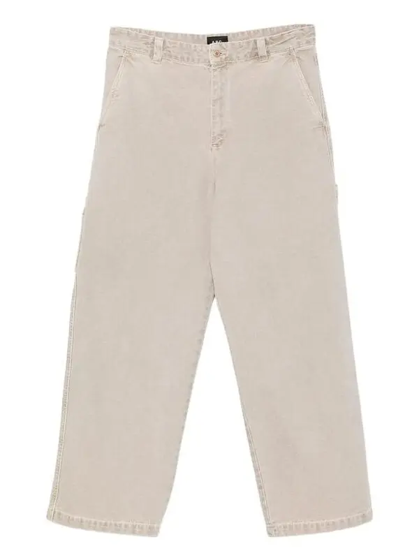 A.p.c. Neutrals Denim Regular & Straight-leg Jeans - Cream
