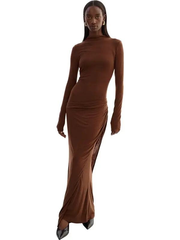 LAMARQUE Apolleni Maxi Dress - Brown