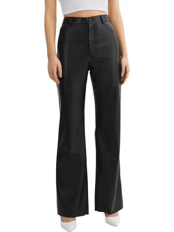 LAMARQUE Tavi Faux Leather Pants - Black