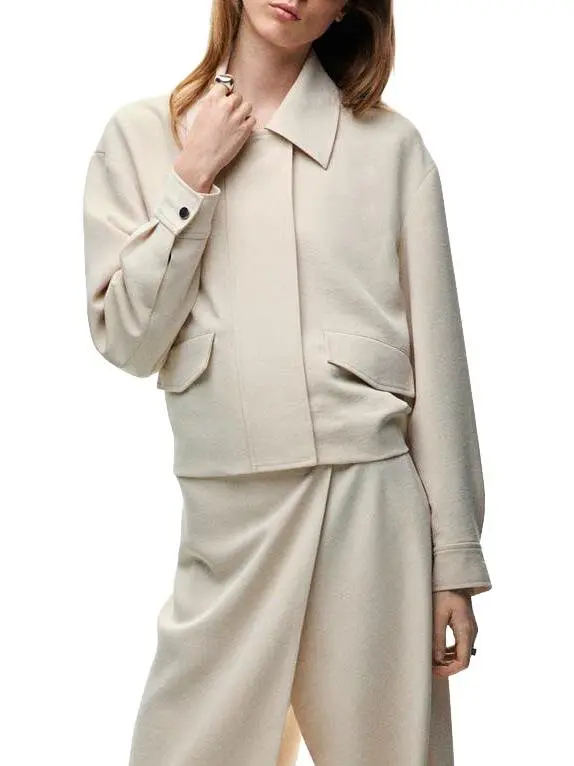 Mango Tamar Jacket - Ecru