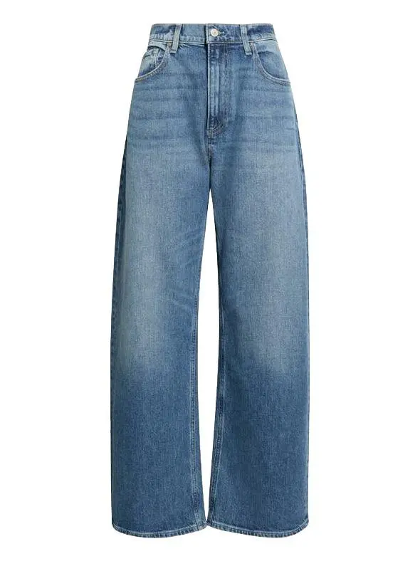 Paige Ariella Skimmer High Waist Wide Leg Jeans - Thesis