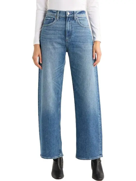 Paige Ariella Skimmer High Waist Wide Leg Jeans - Thesis