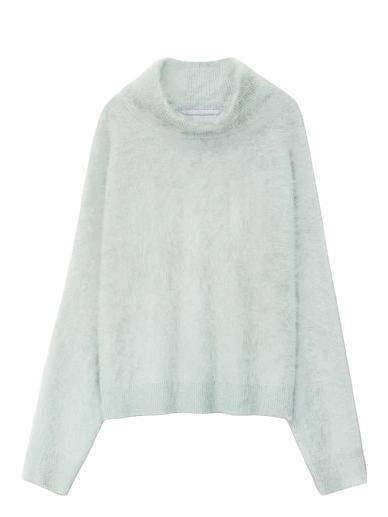 Iris Von Arnim Brushed Cashmere Sweater - Glacier