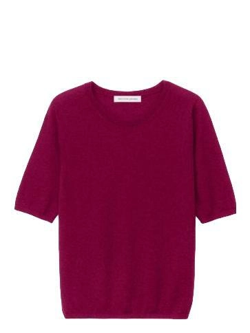 Iris Von Arnim Superfine Cashmere T-shirt - Ruby