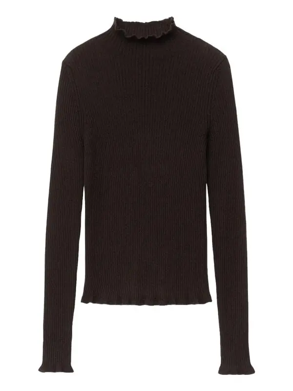 Iris Von Arnim Superfine Cashmere Shirt - Chocolate
