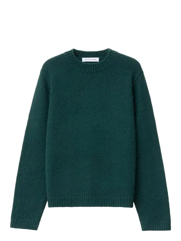 Iris Von Arnim Cashmere-silk Sweater - Forest