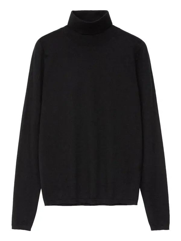 Iris Von Arnim Superfine Cashmere Sweater - Black