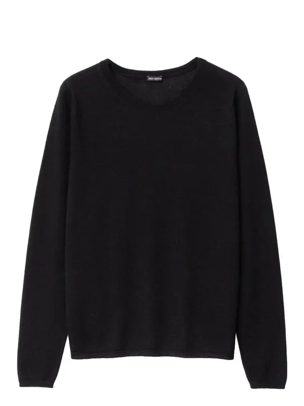 Iris Von Arnim Superfine Cashmere Sweater - Black