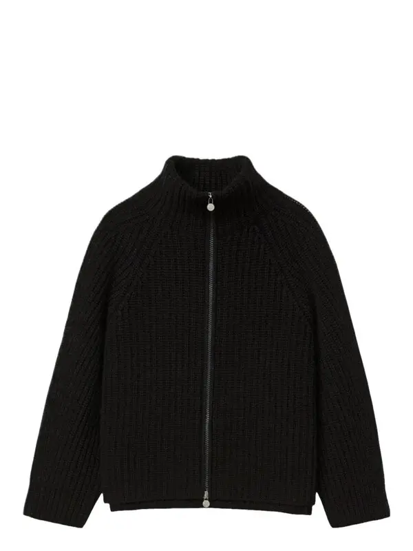 Iris Von Arnim Stonewashed Cashmere Cardigan - Black