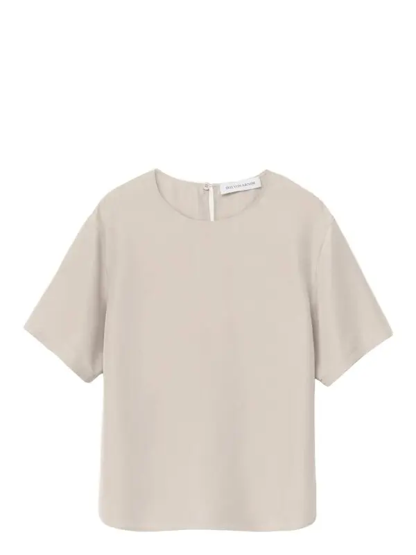 Iris Von Arnim Silk Top - Alabaster