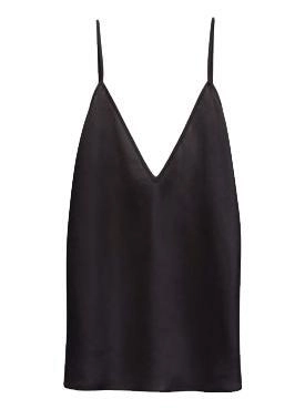 Iris Von Arnim Silk Top - Navy