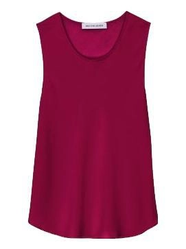 Iris Von Arnim Silk Top - Ruby