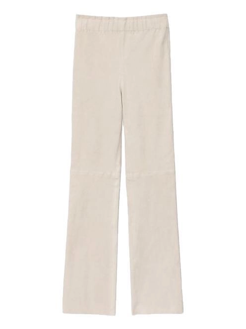 Iris Von Arnim Leather Trousers - Alabaster