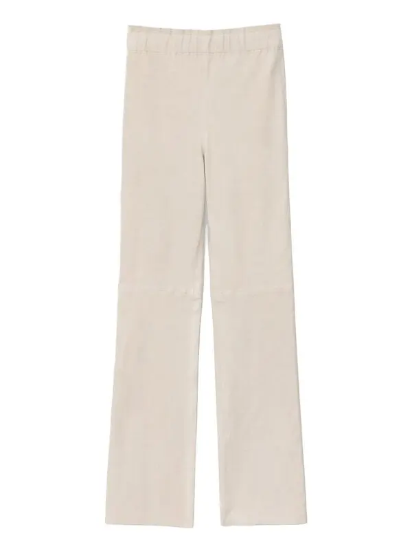 Iris Von Arnim Leather Trousers - Alabaster