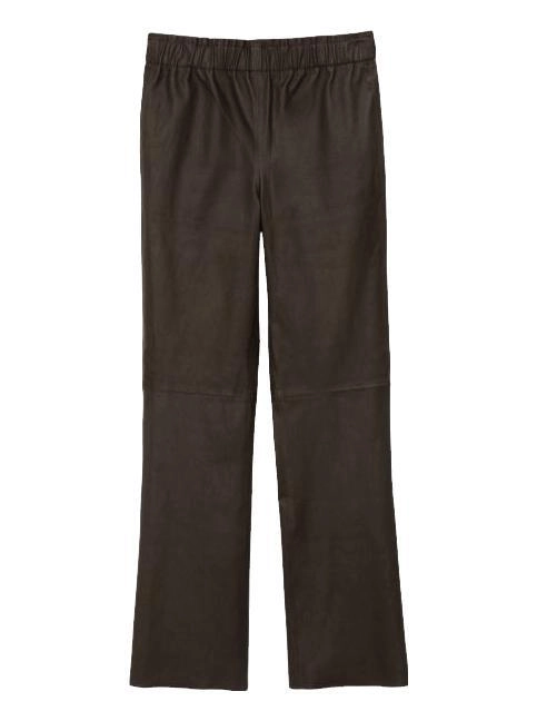 Iris Von Arnim Leather Trousers - Chocolate