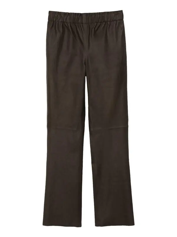 Iris Von Arnim Leather Trousers - Chocolate