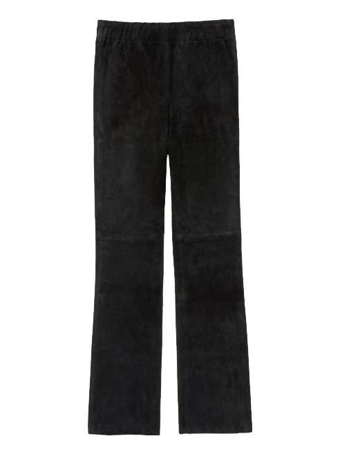 Iris Von Arnim Leather Trousers - Navy