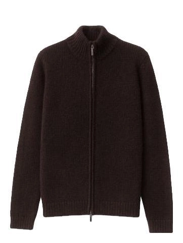 Iris Von Arnim Cashmere-silk Cardigan - Chocolate