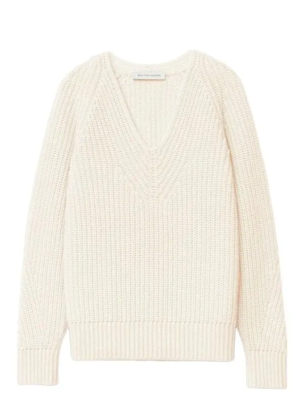 Iris Von Arnim Cashmere Sweater - Ecru