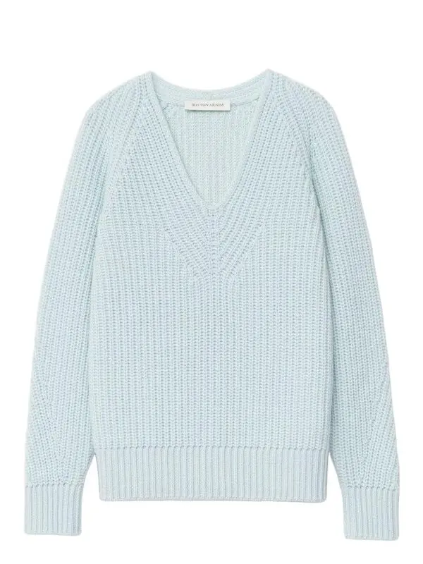 Iris Von Arnim Cashmere Sweater - Glacier