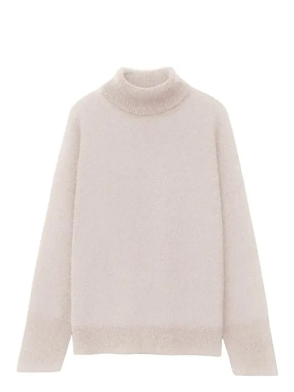 Iris Von Arnim Cashmere-silk Sweater - Alabaster