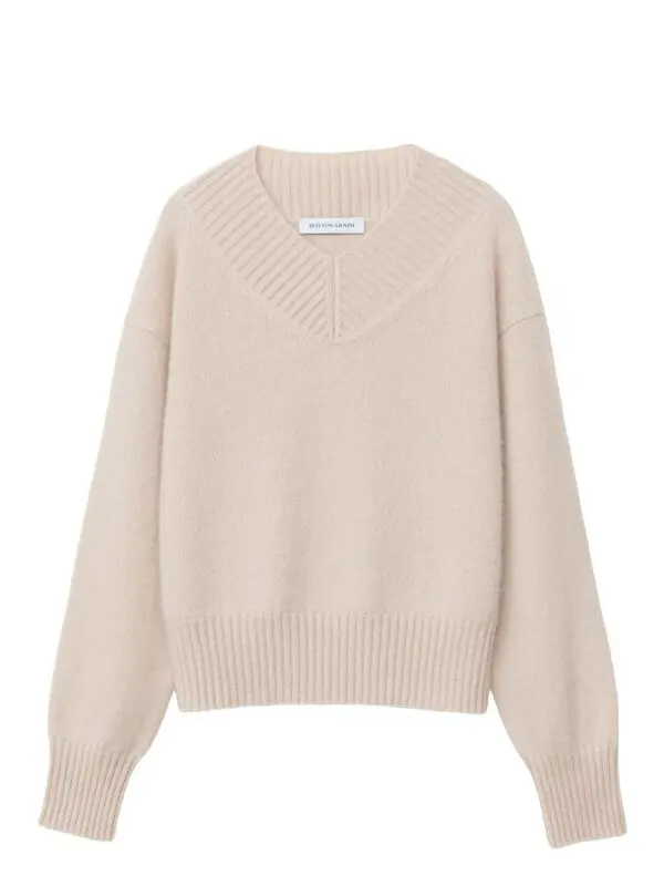 Iris Von Arnim Cashmere-silk Sweater - Alabaster