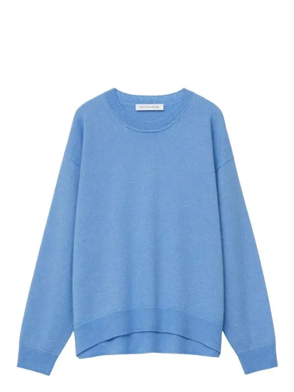 Iris Von Arnim Cashmere-silk Sweater - Azur