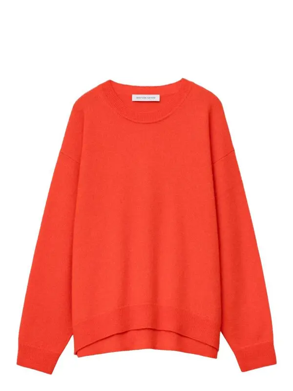 Iris Von Arnim Cashmere-silk Sweater - Chili