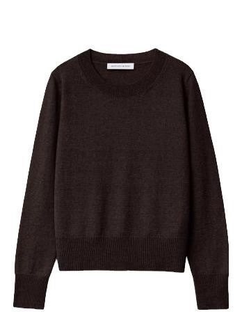 Iris Von Arnim Cashmere-silk Sweater - Chocolate