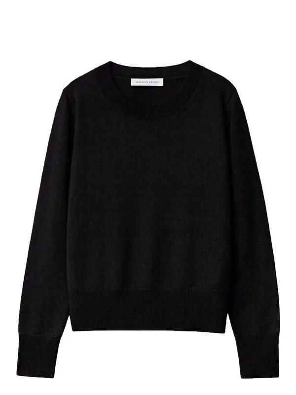 Iris Von Arnim Cashmere-silk Sweater - Navy