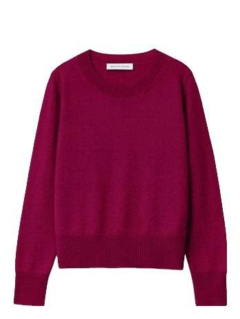 Iris Von Arnim Cashmere-silk Sweater - Ruby