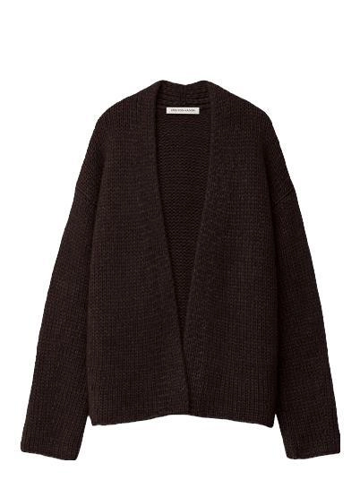 Iris Von Arnim Cashmere-silk Cardigan - Chocolate