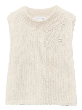 Iris Von Arnim Cashmere-silk Top - Ecru