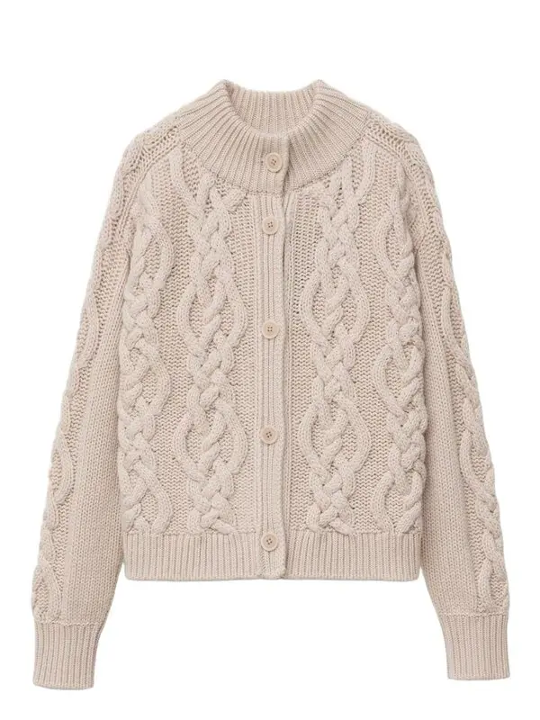 Iris Von Arnim Cashmere Cardigan - Alabaster