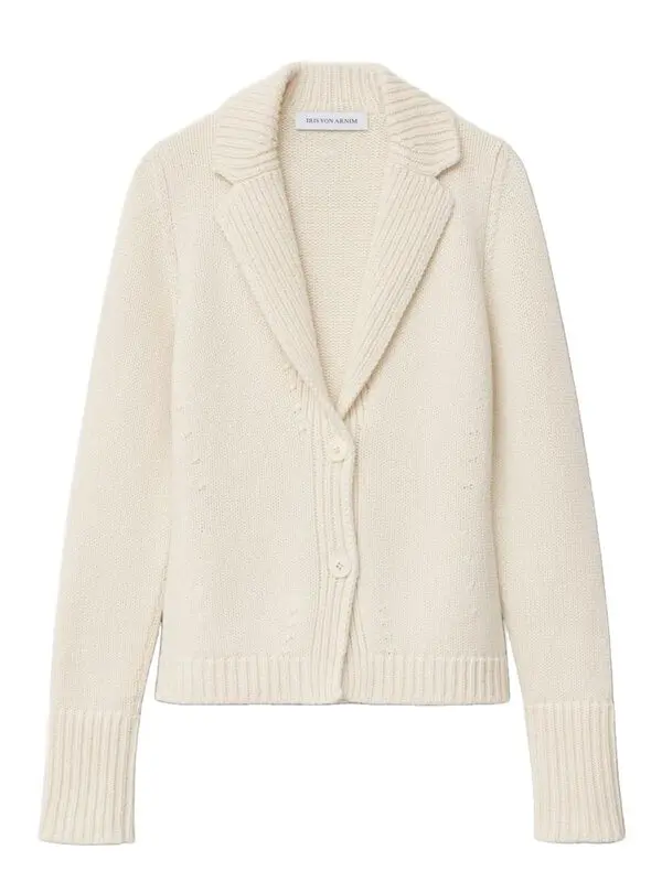 Iris Von Arnim Cashmere Cardigan - Ecru
