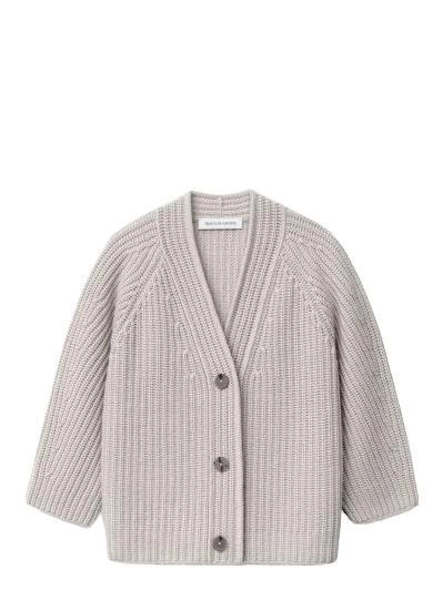 Iris Von Arnim Cashmere Cardigan - Pebble