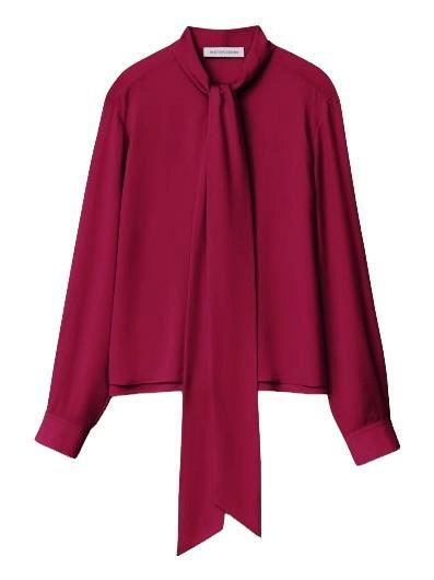Iris Von Arnim Silk Blouse - Ruby